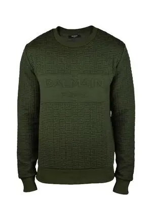 Balmain Monogram Sweatshirt - Yellow