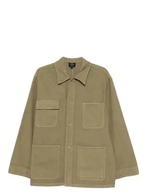 A.p.c. A.P.C. Green Jackets - Shirt Jackets Men Green