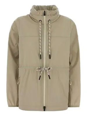 Moncler MONCLER GRENOBLE Stretch Nylon Soulare Windbreaker Brown