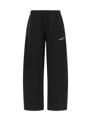 Alexander Wang Logo Fleece Pants - Black