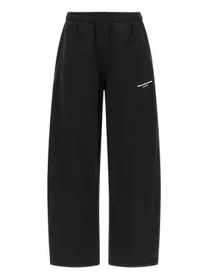 Alexander Wang Logo Fleece Pants - Black