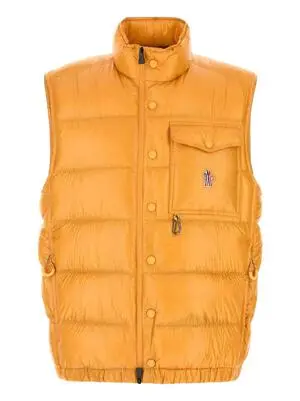 Moncler MONCLER GRENOBLE Nylon Sleeveless Uychi Down Jacket Yellow