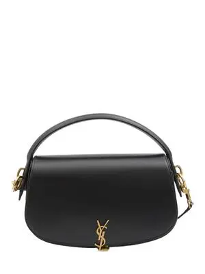 Saint Laurent Calfskin Shoulder Bag - Black
