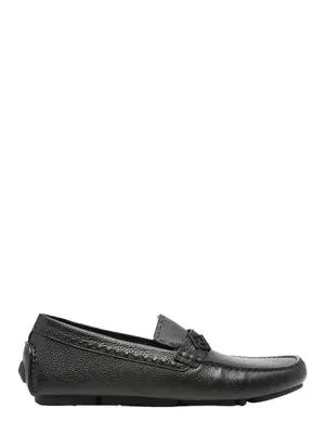 Fendi Leather Loafers - Black