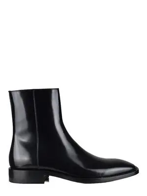 BALENCIAGA BALENCIAGA Glossed Patent Leather Ankle Boots