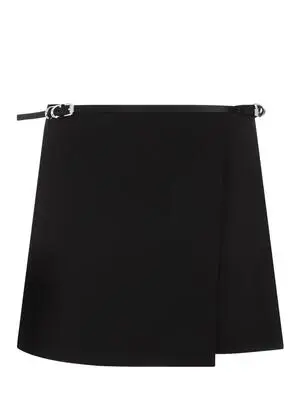 Givenchy Mini Wrap Voyou Skirt - Black