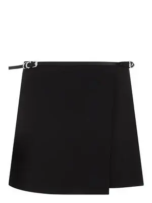Givenchy Mini Wrap Voyou Skirt - Black