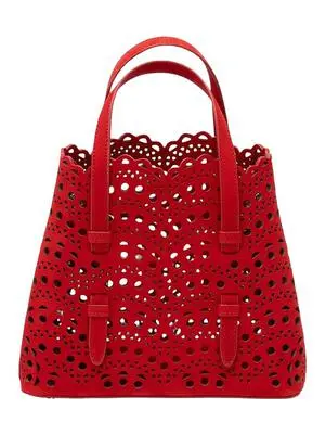 Alaïa Mina 20 In Nubuck - Red