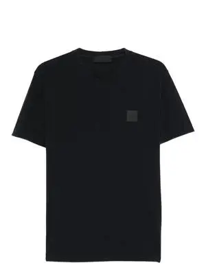 Stone Island Slim Fit T-shirt With Tonal Compass Patch - Blue