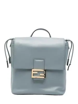 Fendi Calfskin Backpack - Blue