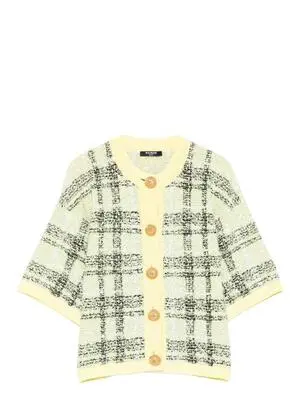 Balmain Checked Cardigan - Multicolor