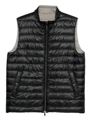 Herno Reversible Vest - Black