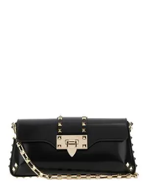 Valentino Garavani Rockstud Shoulder Bag - Black