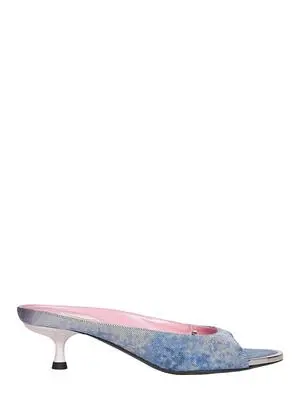 DIESEL® Blue Denim D-diam's-sa-40 Mules - Multicolor