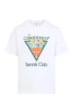 Casablanca Tennis Club T-shirt - White