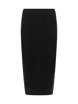 Max Mara Gamma' Knit Sheath Skirt - Black