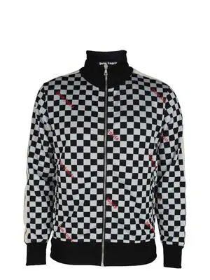 PALM ANGELS Palm Angels Checkerboard Track Jacket
