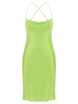 Saint Laurent Silk Slip Dress - Multicolor