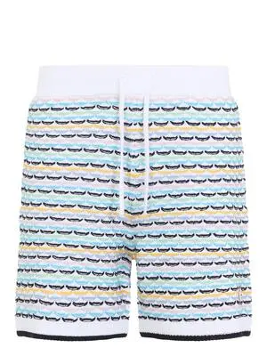 Casablanca Tuck Stitch Shorts - Multicolor