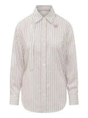 Isabel Marant Étoile Aurora Striped Shirt - White