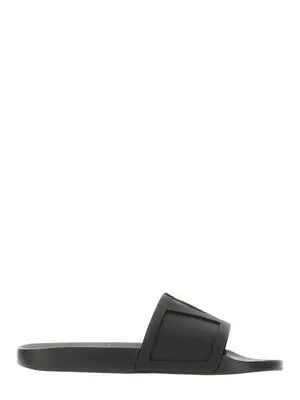 Valentino Garavani Pool Slides - Black