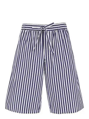 Dolce & Gabbana Cotton Striped Bermuda Shorts - Multicolor