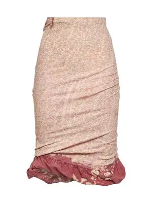 DIESEL® O-pale Midi Skir - Multicolor