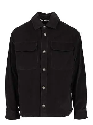 Palm Angels Corduroy Shirt Jacket - Gray