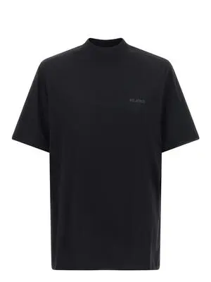 Attico THE ATTICO Mock-Neck T-Shirt Black