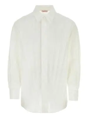 Valentino Garavani Tech Nylon Oversize Shirt - White
