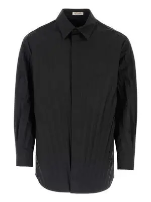 Valentino Garavani Tech Nylon Oversize Shirt - Black