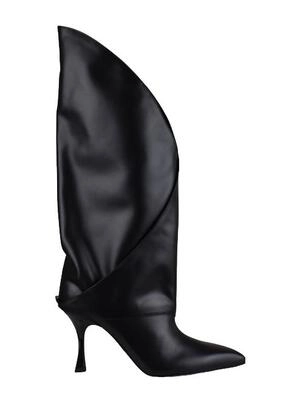 Balmain Twist Heeled Boots - Black