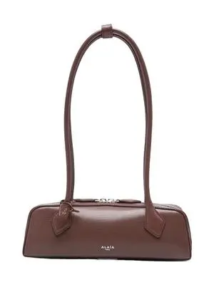 Alaïa ALAIA Calf Leather Shoulder Bag Brown