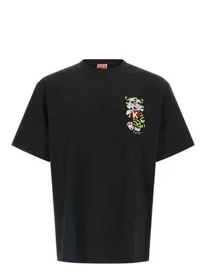 Kenzo Wild Tiger Embroidered' T-shirt - Black