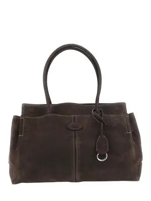 TOD'S Leather Shoulder Bag With Handles - Multicolor