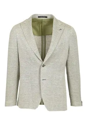 Tagliatore Montecarlo Jersey Resca Lancia Lino Cotone - Green