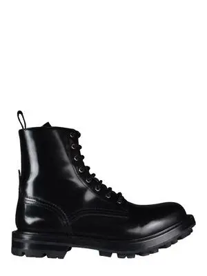 Alexander McQueen Wander Lace-up Boots - Black