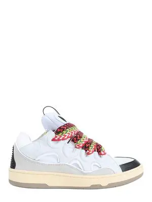 LANVIN LANVIN Leather Curb Sneakers White