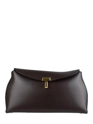 TOTEME T-lock Clutch - Brown