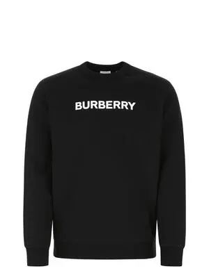 Burberry Cotton Sweatshirt - Black