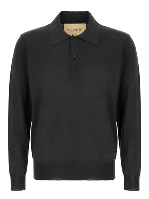 Valentino Garavani VALENTINO Long Sleeve Polo Knitwear Multicolor