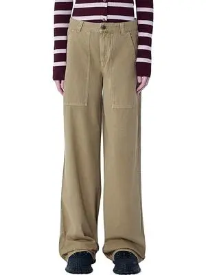 Moncler Utility Wide-leg Trousers - Green