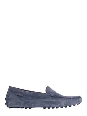 TOD'S Suede Gommino Loafers - Blue