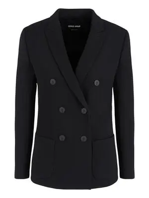 Giorgio Armani Wool Blazer - Multicolor