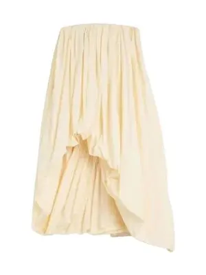 JIL SANDER Draped Taffeta Dress - Multicolor