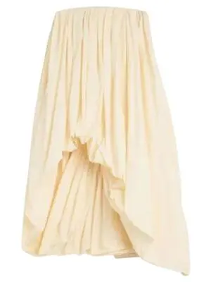 JIL SANDER JIL SANDER Draped Taffeta Dress Multicolor