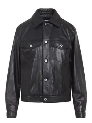 Bottega Veneta Leather Jacket - Black