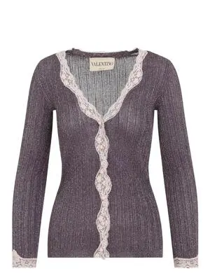 Valentino Garavani Viscose Cardigan - Red