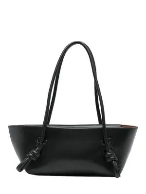 Hereu Calf Leather Shoulder Bag - Black