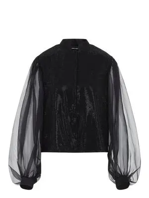 Giorgio Armani Embroidered Silk Shirt - Multicolor